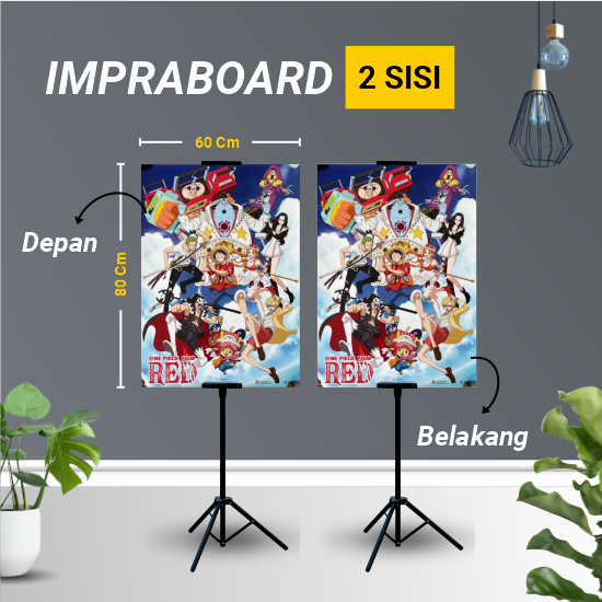 Pesan Impraboard 2 Sisi untuk Pameran - Cetak Mura